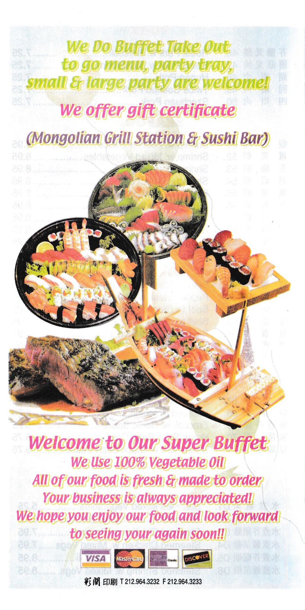 Asian Buffet – Menutex