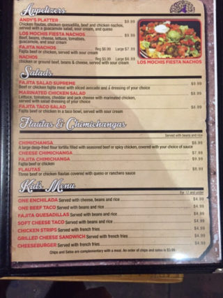 Los Mochis Restaurant- Menu- Commerce – Menutex