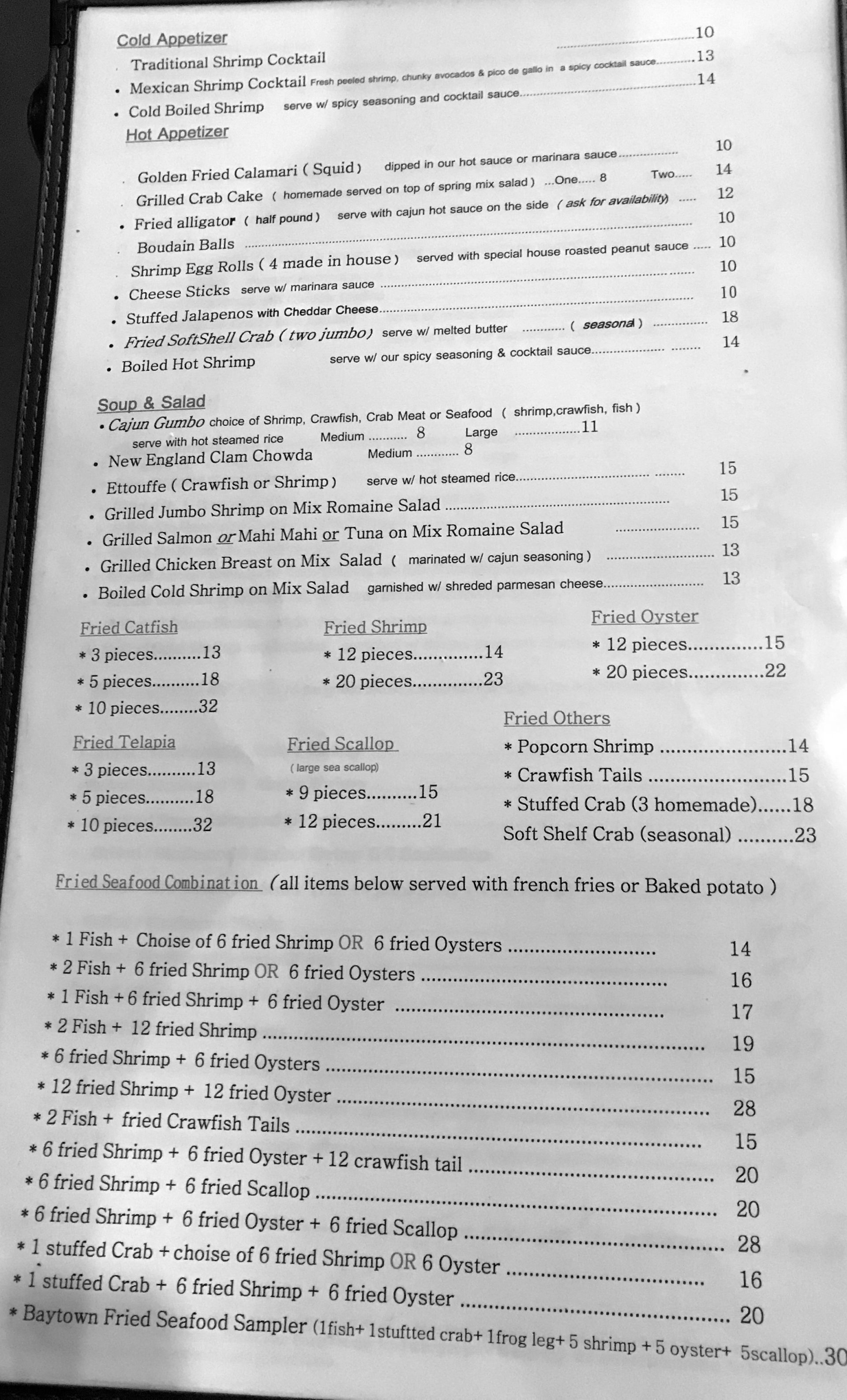 Sea Food – Menutex