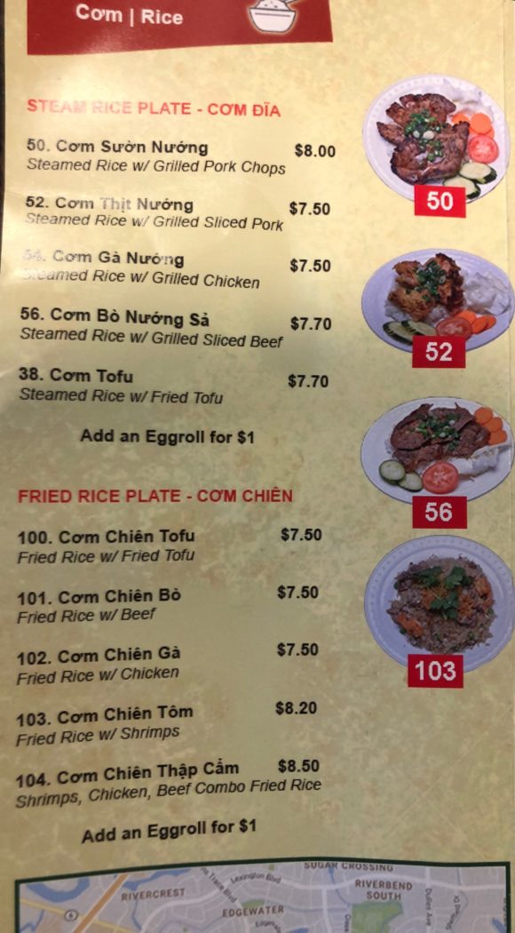 Saigon Pho & Grill Vietnamese Noodle House’s Menu – Menutex