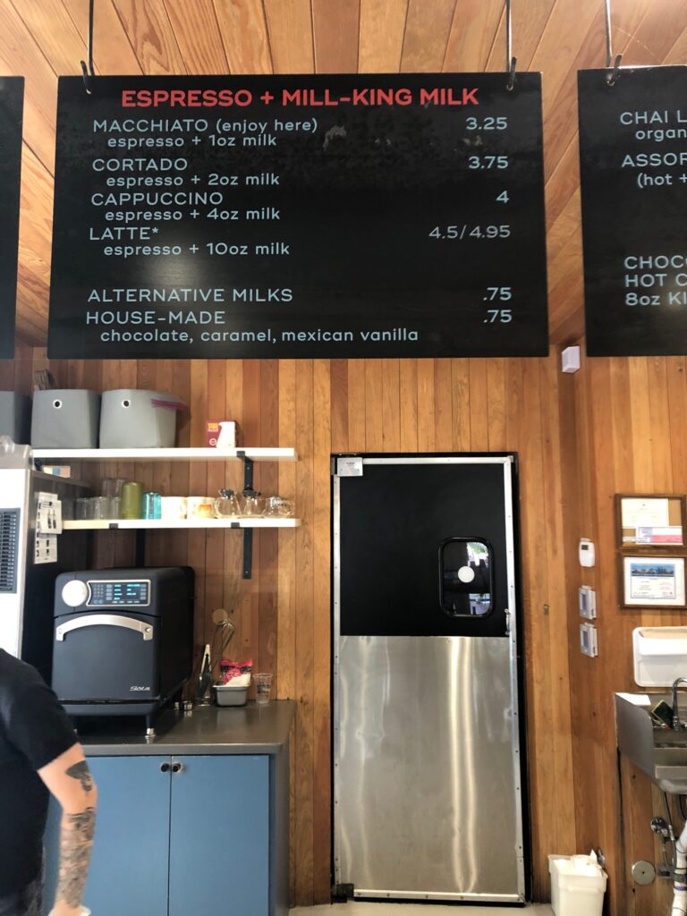 Merit Coffee - Austin - Menu - Menutex