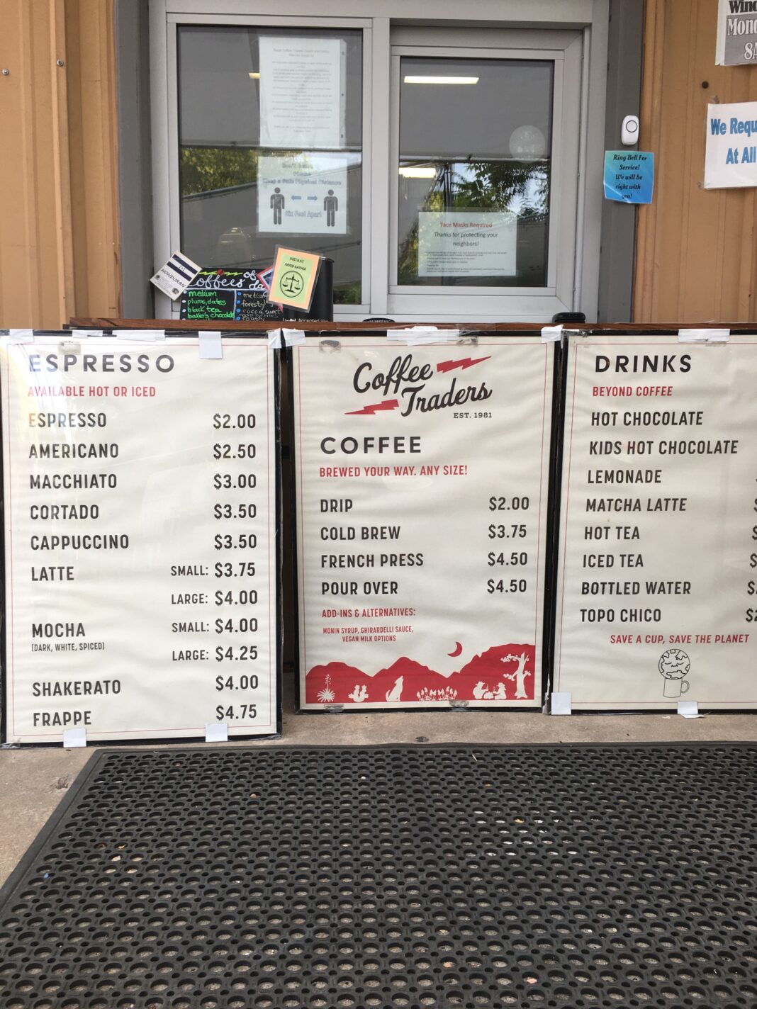 Texas Coffee Traders - Austin - Menu - Menutex