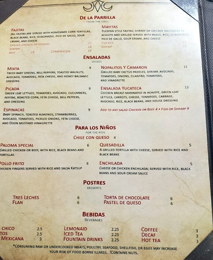 Santa Catarina – Menu – Cedar Park – Menutex